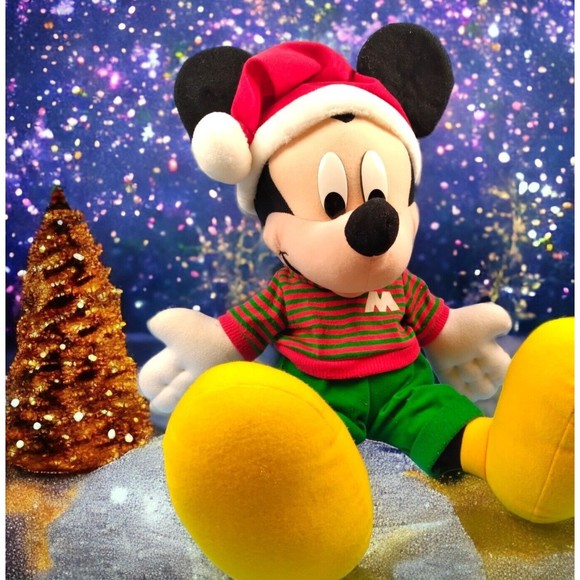 Disney | Toys | Vintage Mattel Disney Christmas Santa Mickey Mouse ...